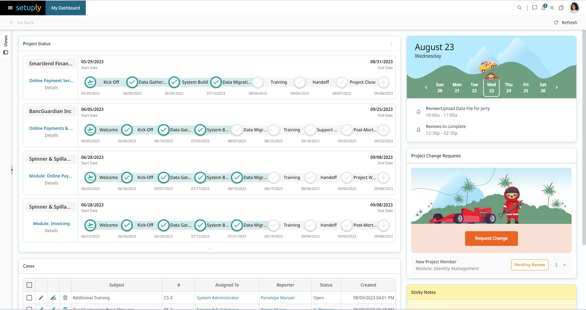 AI Client Onboarding and Lifecycle Management Solutions | Setuply