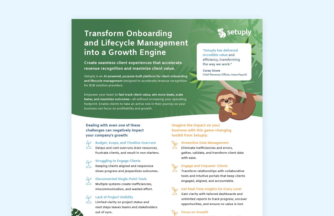 Client Onboarding Resources | Setuply